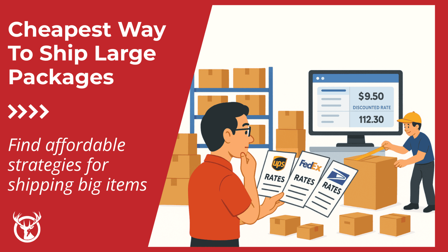 What is the cheapest way to ship a 20 lb package? | Red Stag Fulfillment