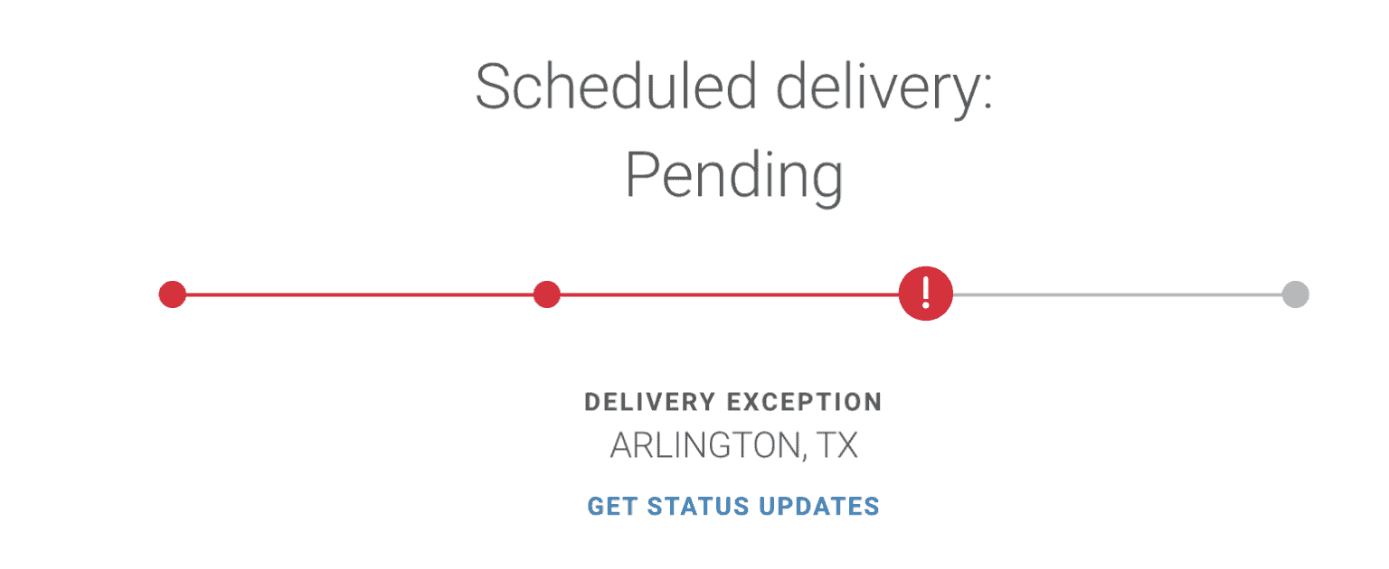 What's Scheduled Delivery Pending & Awaiting Delivery Scan? | Red Stag