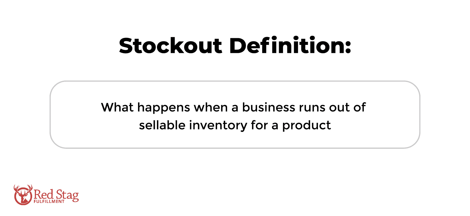 What is a stockout? definition, how to avoid, & calculators | Red Stag ...