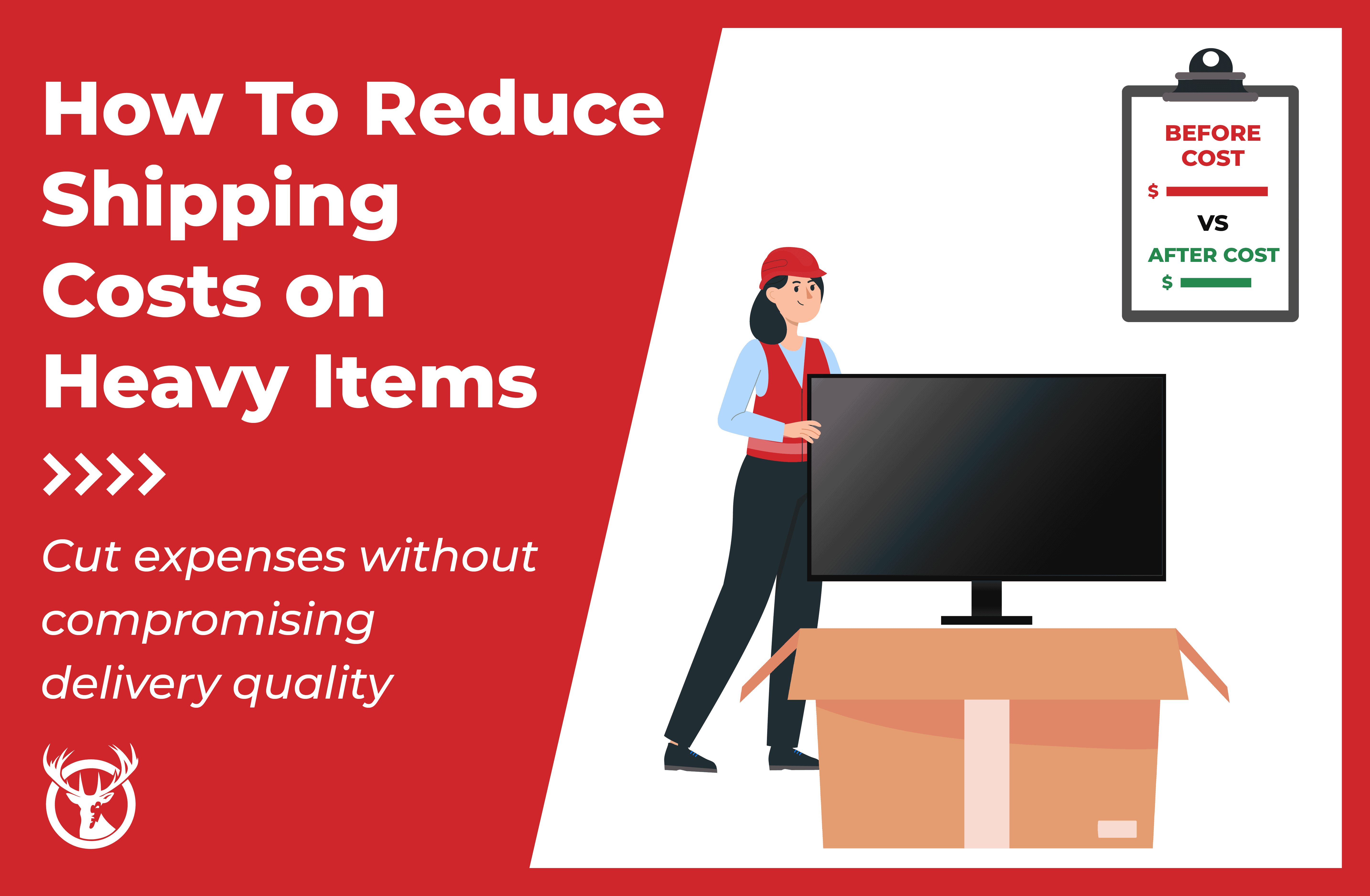 How to reduce shipping costs on heavy items